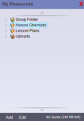 Add a Google Doc to My Resources